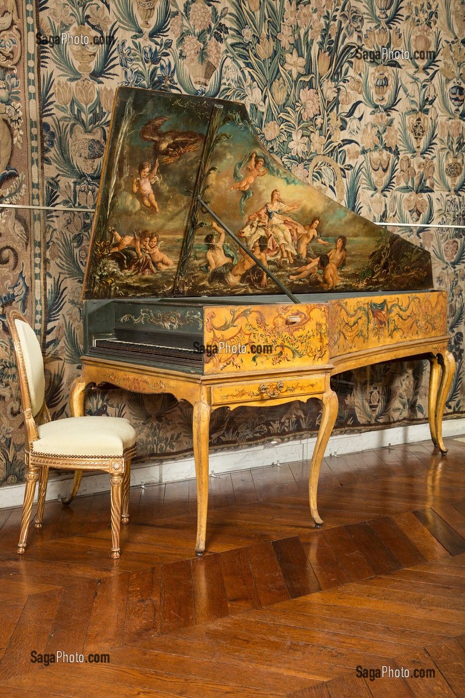 photo de CLAVECIN CONSTRUIT PAR ALBERT DELIN A TOURNAI EN 1768, DEPOT ...