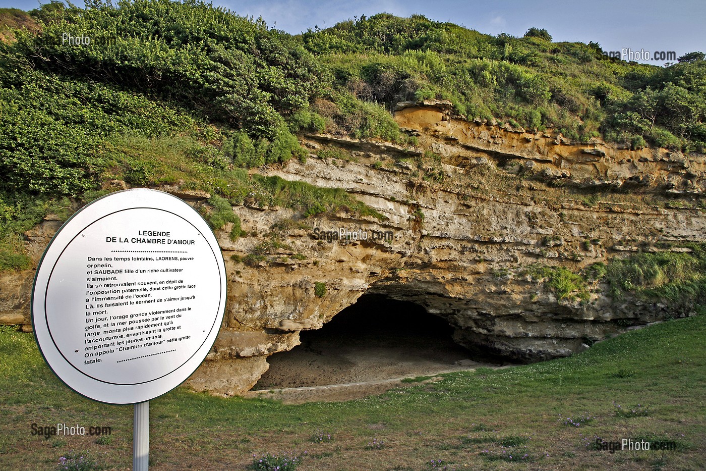 photo de GROTTE DE LA CHAMBRE D'AMOUR, ANGLET, PYRENEES ATLANTIQUES ...