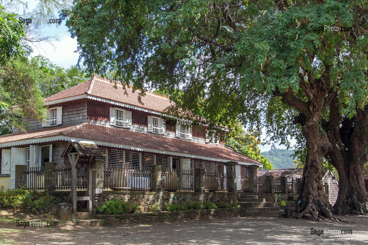 photo de MAISON CREOLE ET ARBRES REMARQUABLES DU JARDIN TROPICAL DE L ...