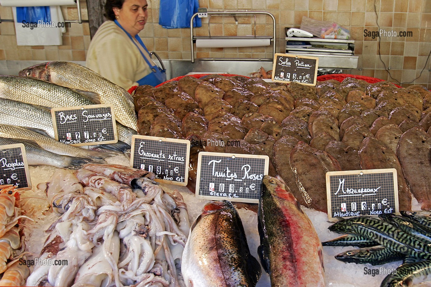photo de MARCHE AUX POISSONS DE DEAUVILLE, CALVADOS (14), NORMANDIE, FRANCE