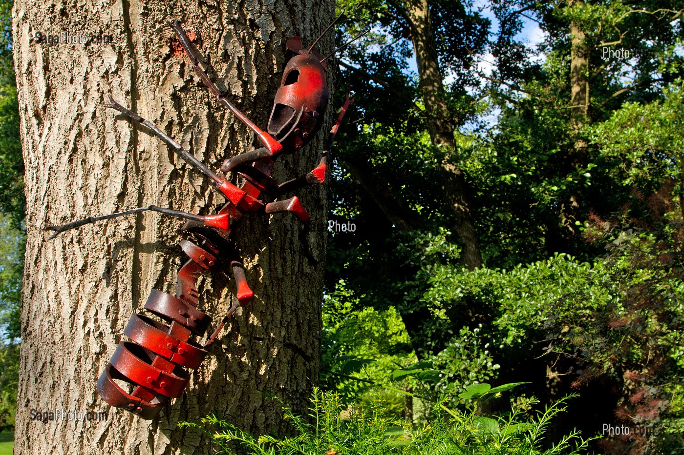 photo de 'LA FOURMI ROUGE', SCULPTURE DE MIROSLAV STASTNY, PARC DES ...