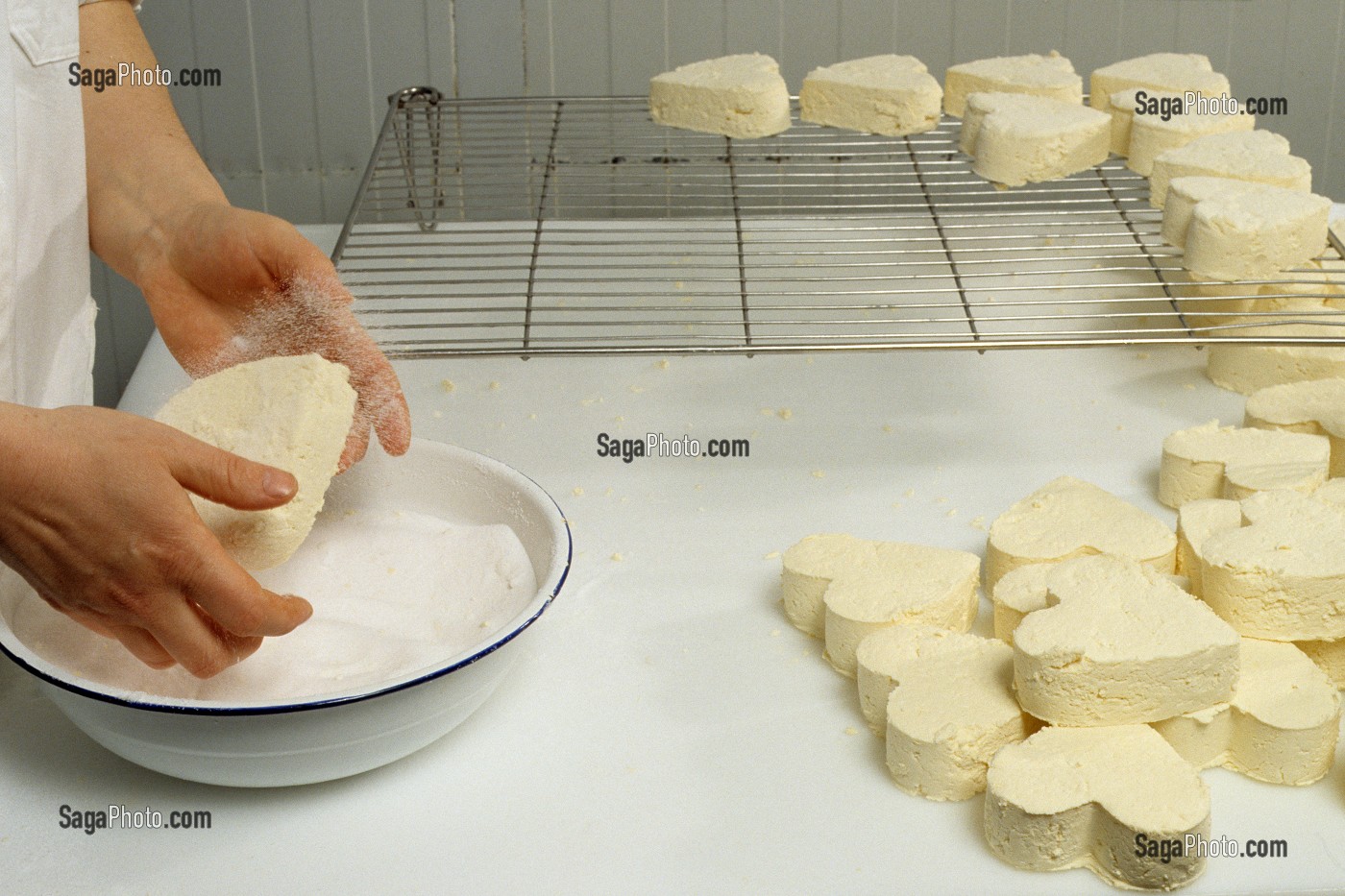 photo de SALAGE, ETAPE DE LA FABRICATION DU FROMAGE DE NEUFCHATEL-EN ...