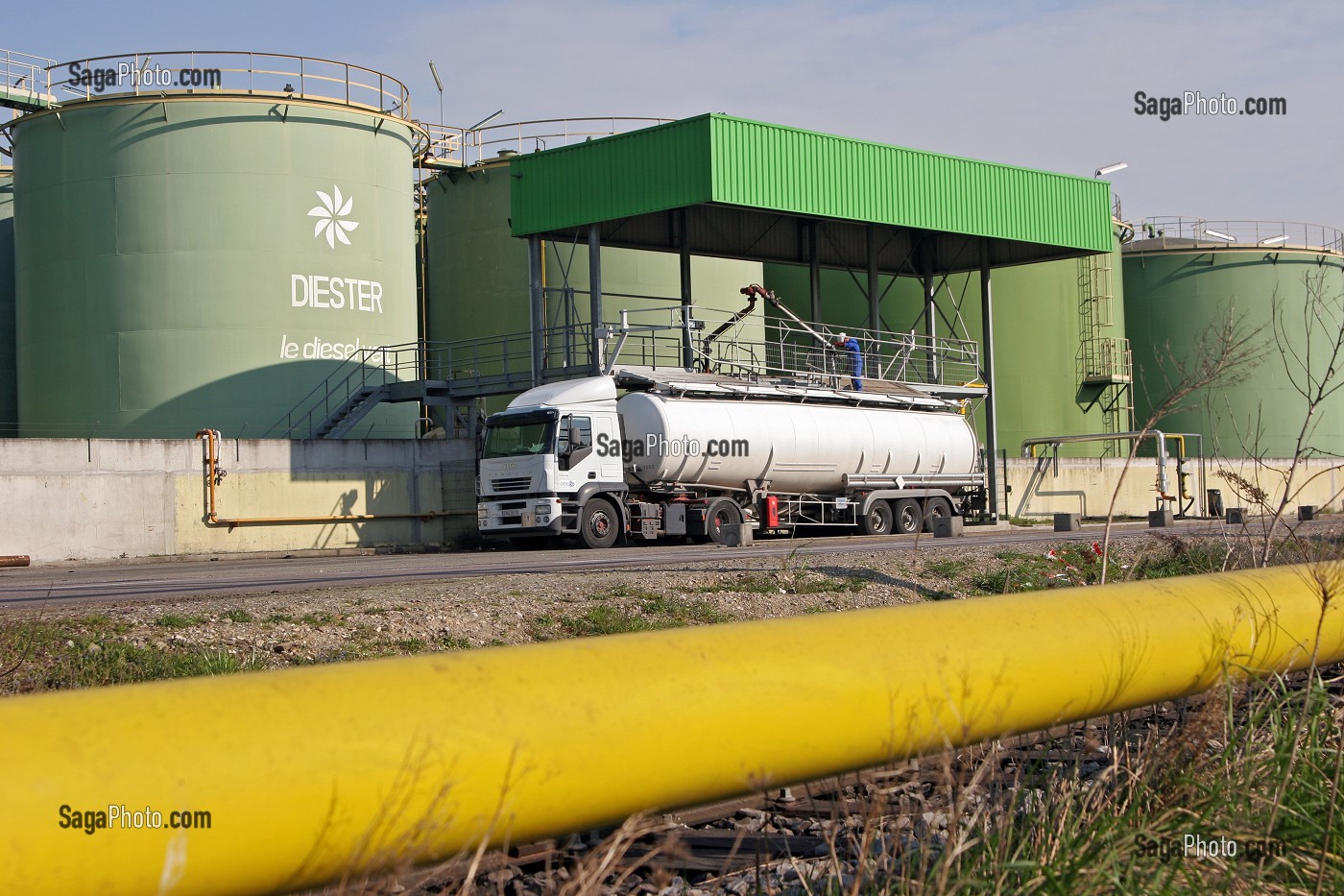 photo de USINE SAIPOL-DIESTER INDUSTRIE DE GRAND-COURONNE, PORT DE ...