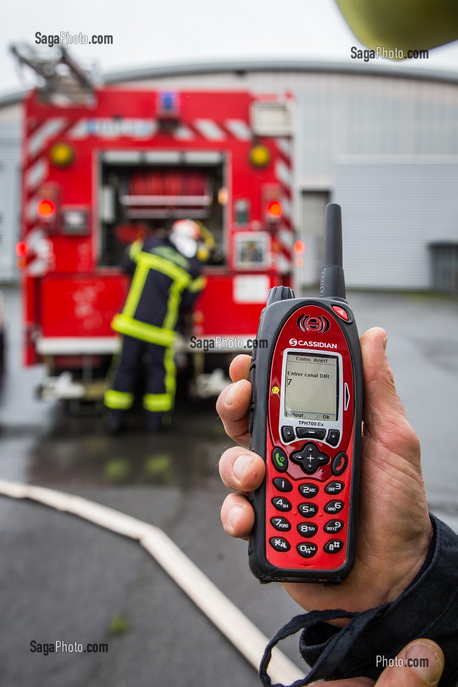 photo de ILLUSTRATION TRANSMISSION RADIO, SAPEURS POMPIERS