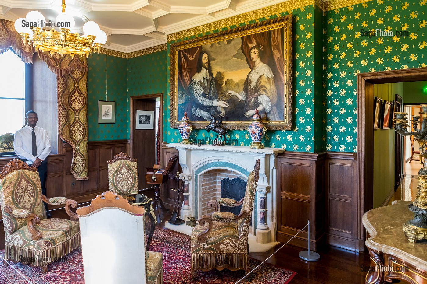 photo de CHATEAU D'HARDELOT, ANTICHAMBRE, CONDETTE, (62) PAS-DE-CALAIS ...